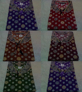 fashionnighties: Nighties with knots and embroidery neck design