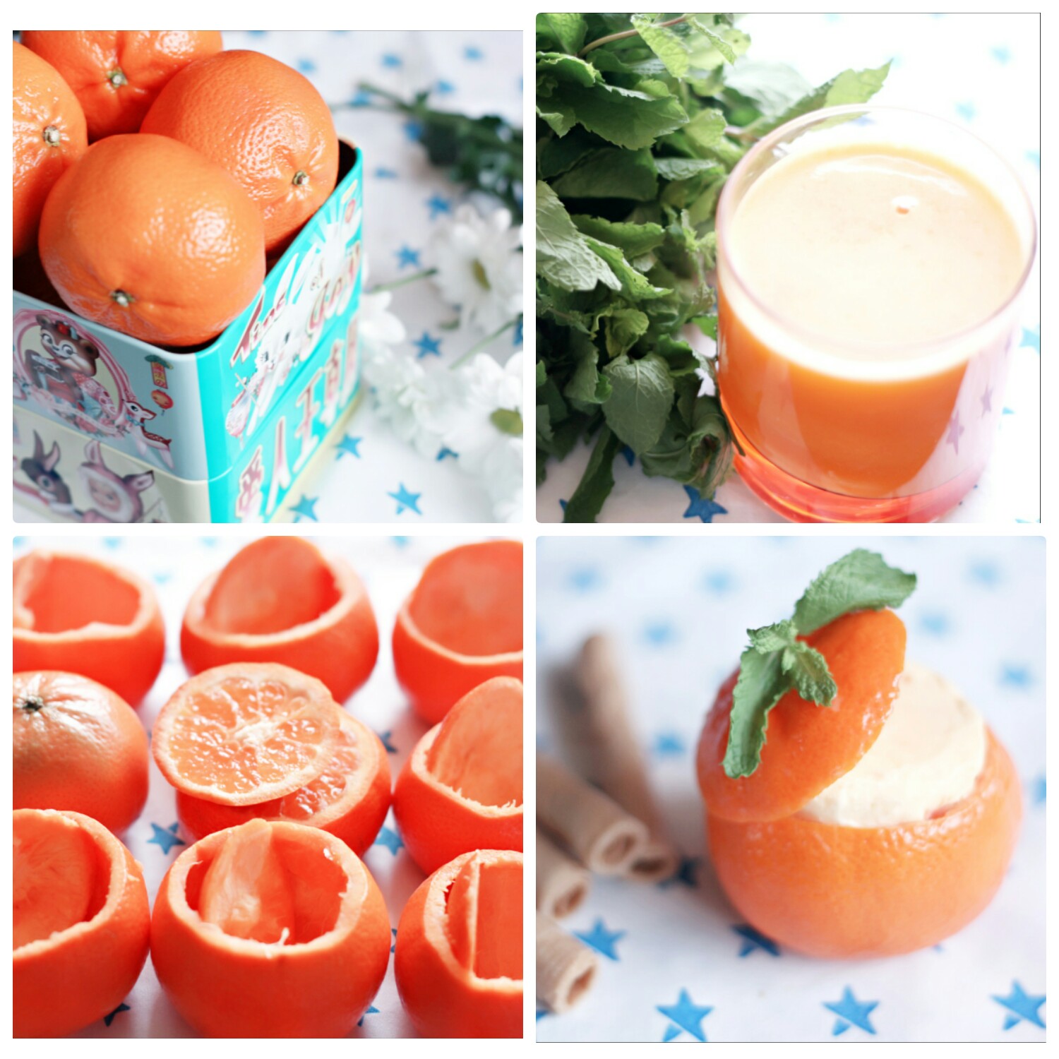 igloo cooking : MANDARINAS HELADAS