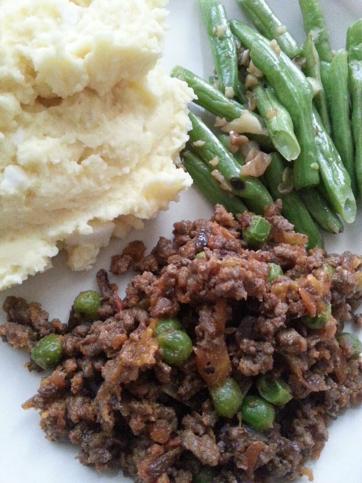 Mash and Mince Beef