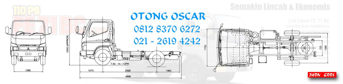 Mitsubishi FE 71 BC ~ MITSUBISHI CANTER