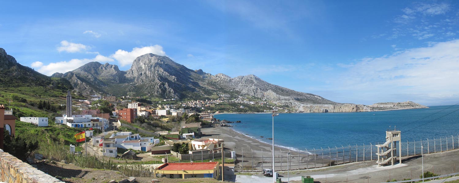 Soydeceuta.blogspot.com: Panoramica de la Bahía de Benzú, Beliones y la ...