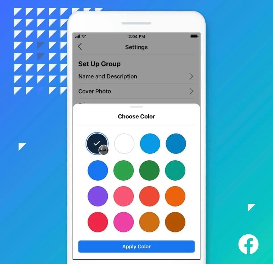 Facebook Updates The Group Color Palette Options To Vision Impaired Users