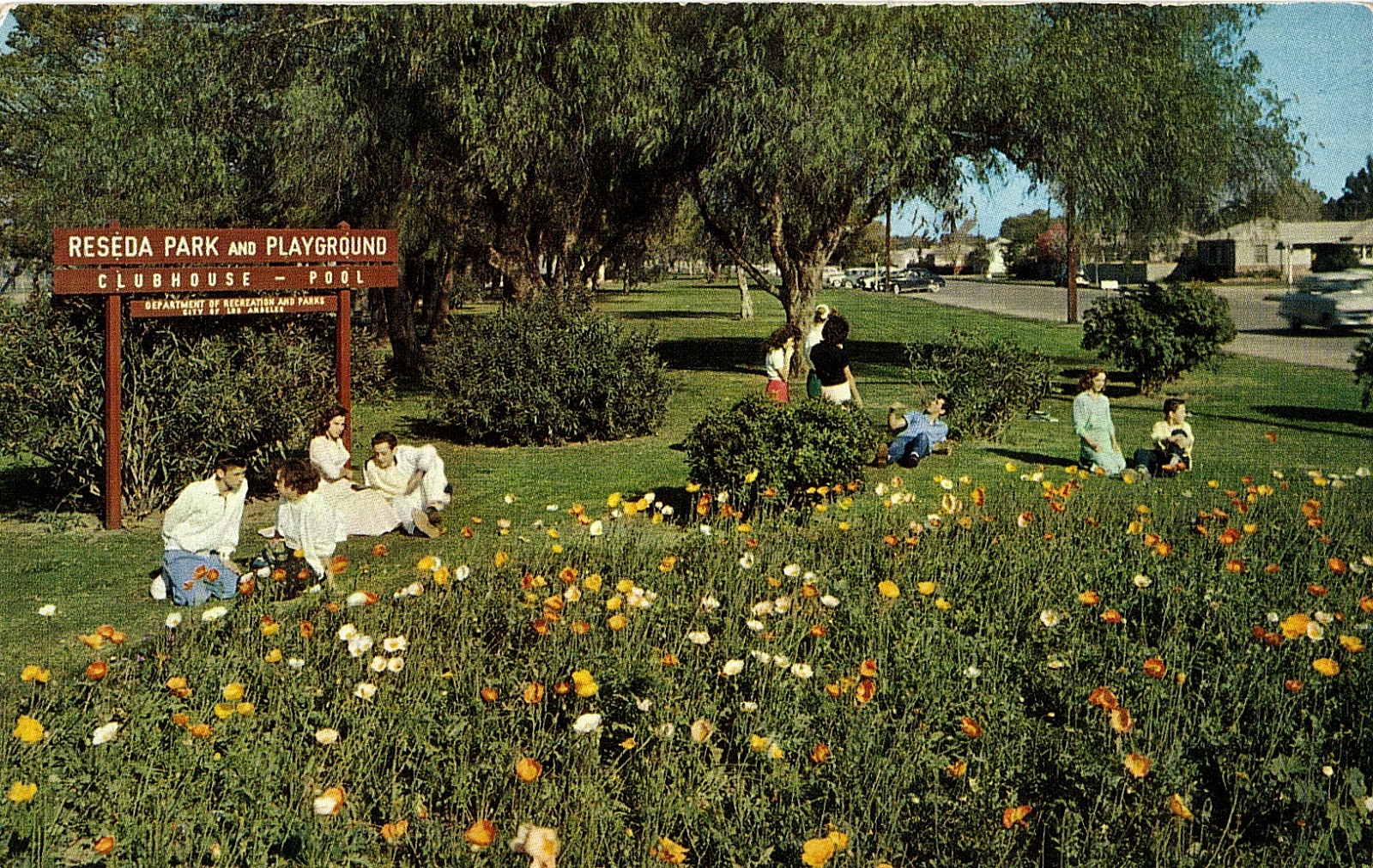 Reseda Park Postcard | San Fernando Valley Blog