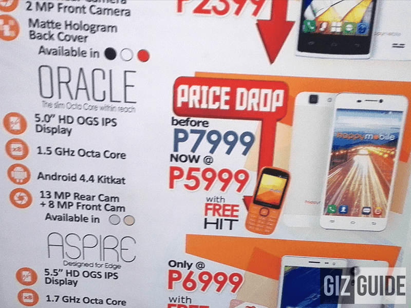 Happy Mobile Oracle Gets A Price Cut, Down To Just 5999 From 9999 Pesos!