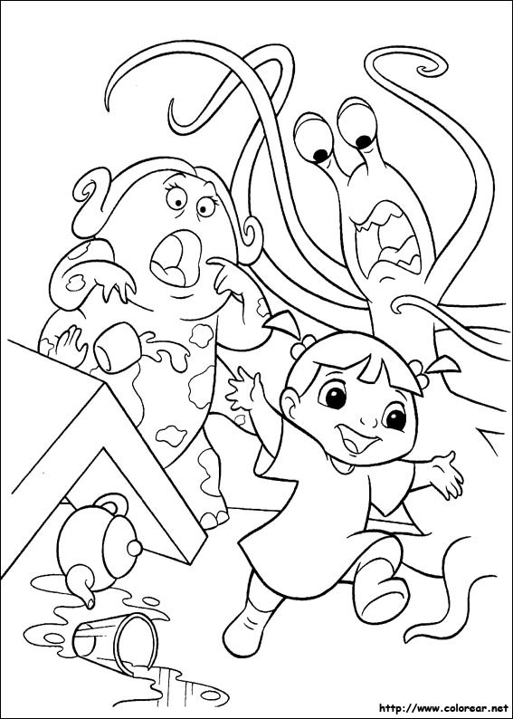 Disney Pixars Monstruos S.A.: Pinta y colorea 23