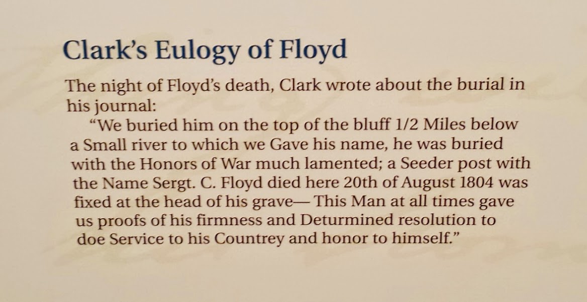 History and Culture by Bicycle: Sergeant Charles Floyd: The Burial and ...