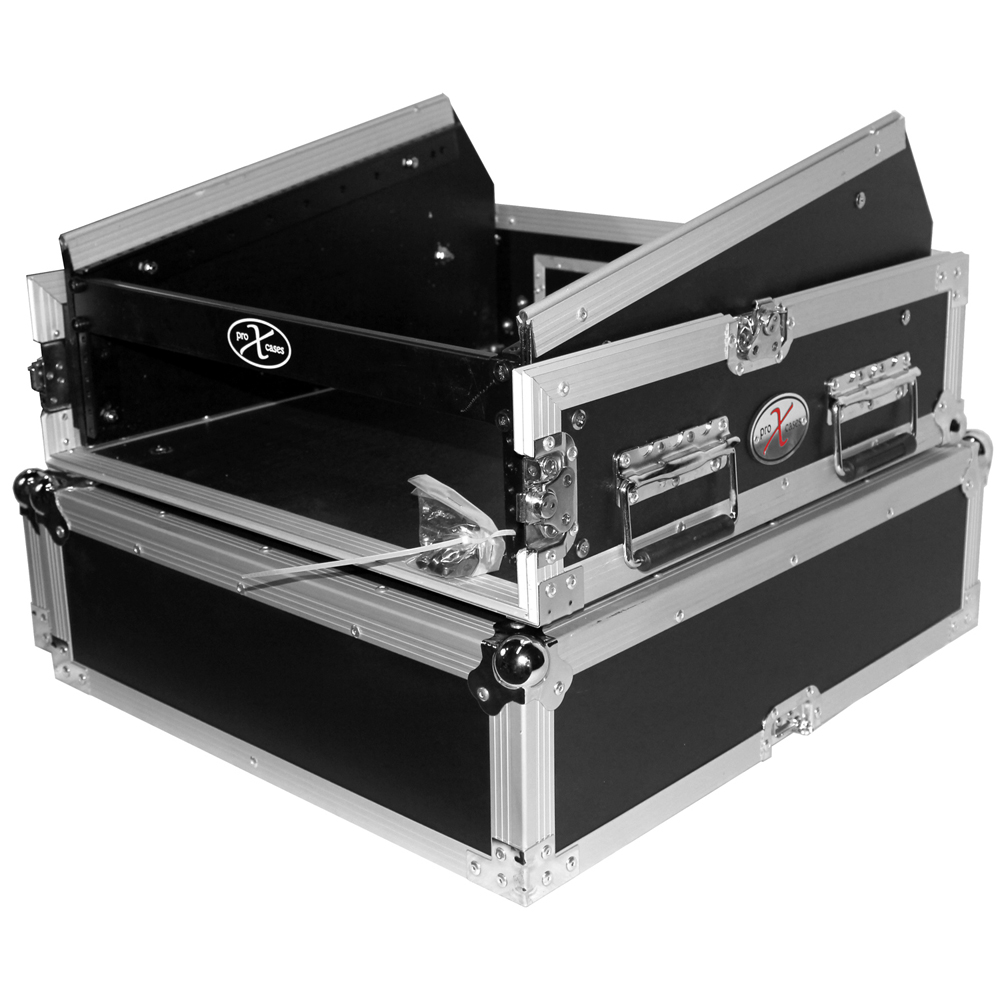 Pro X Cases: ProX T-2MRSS 2 Space Amp 10 Slanted Top 2U 10U Mixer DJ ...