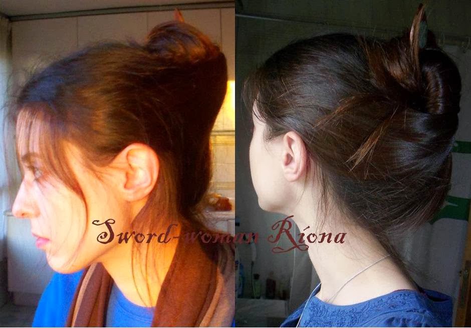 A Sword-woman's Natural Hair blog: The Flipped bun