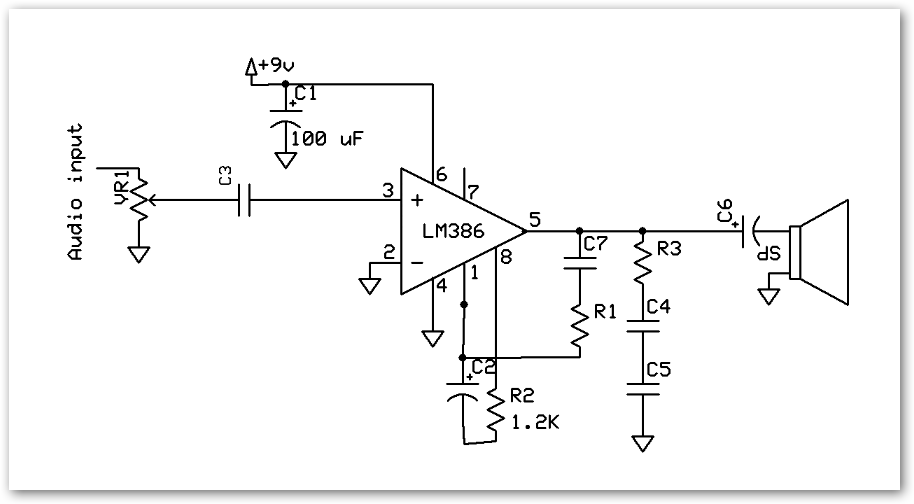 Electronics for Hobbyist: Audio Amplifier using LM386
