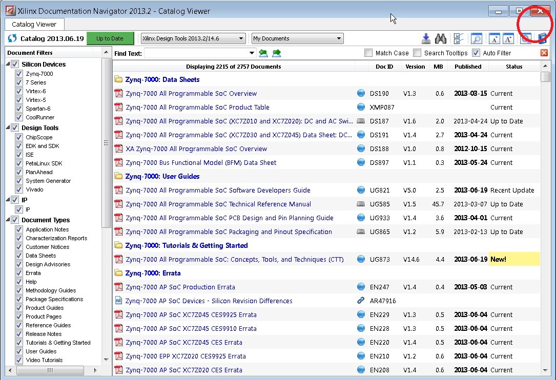 Jim Wu's FPGA Blog: Xilinx Document Navigator Tips and Tricks