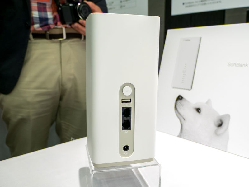 【端末レポート】12月17日発売のSoftBank AirのAirターミナル2。ソフトバンク回線をデータ量制限なく使える固定回線代わりのLTE ...