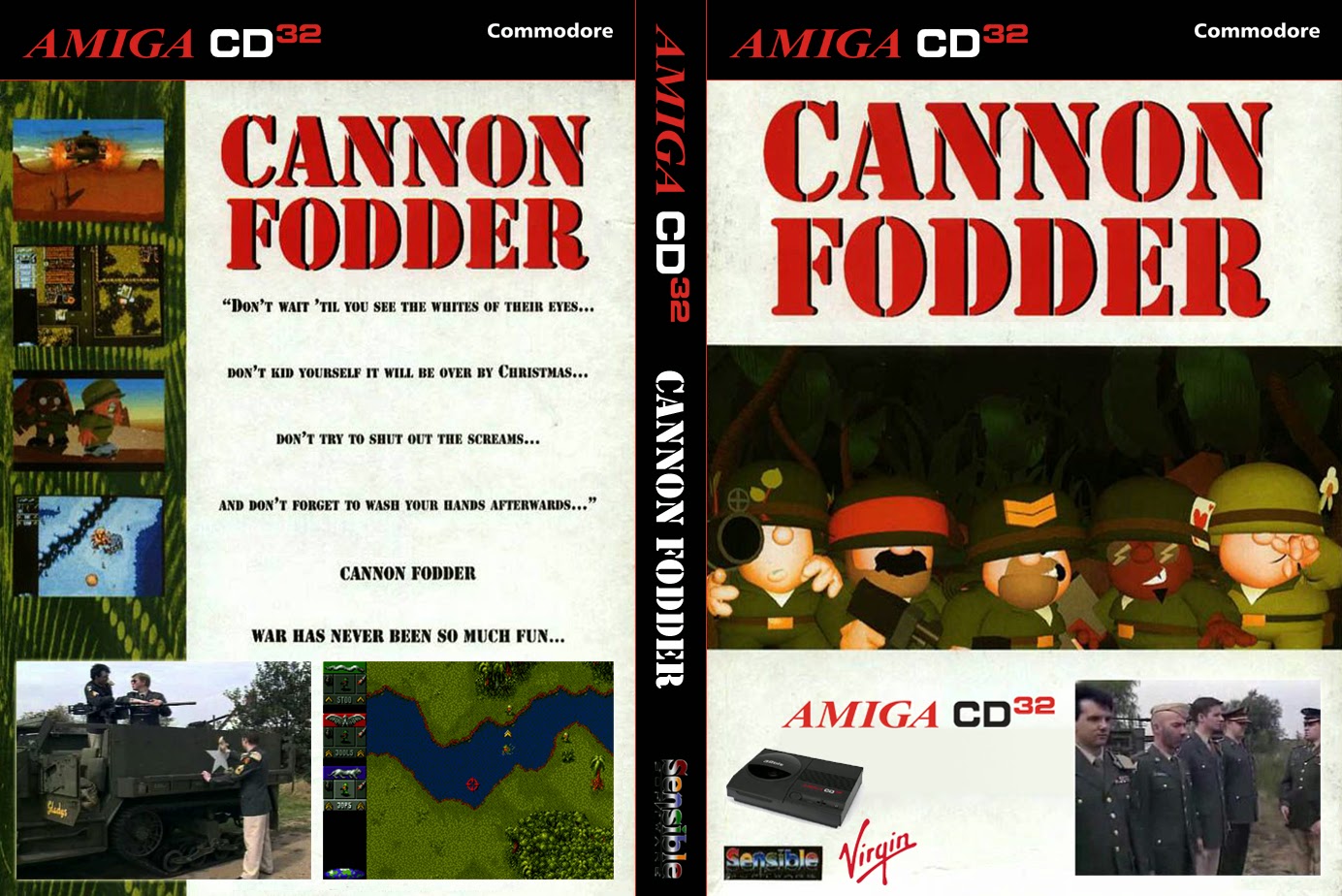 Indie Retro News: Cannon Fodder - An all time classic ported to Amiga CD32