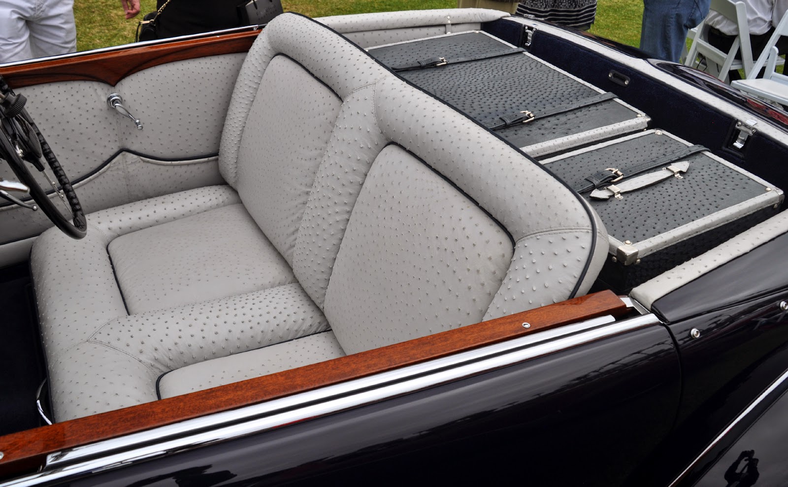 Just A Car Guy: extravagant luggage custom made for incredible cars