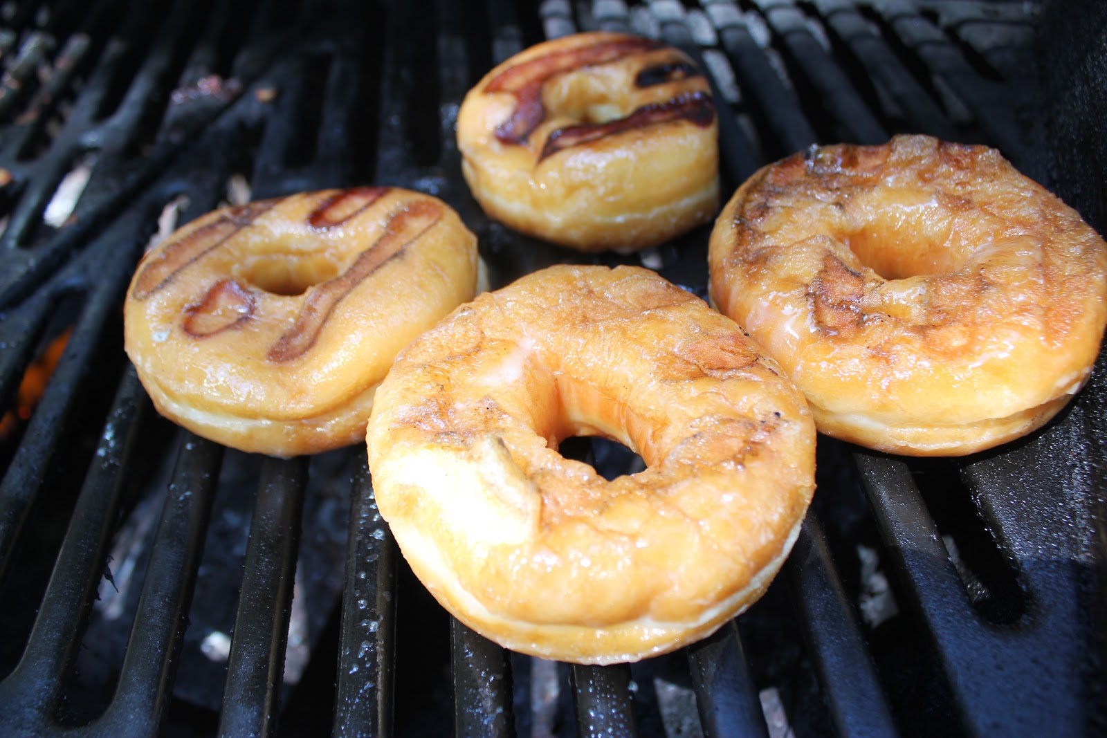 Simple Party Idea: Grilled Donuts!