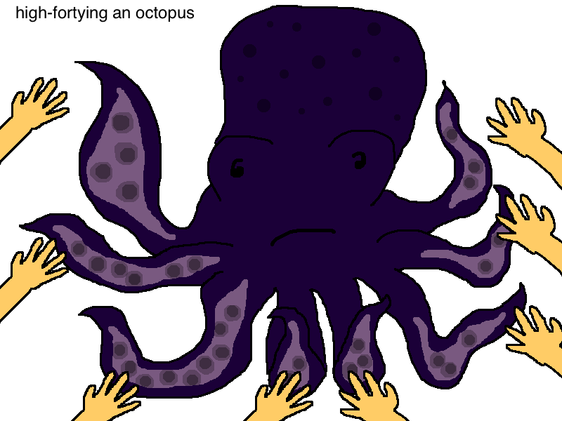 I'd like cheese on my entire family!: HIGH FIVE, GUYS!