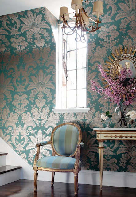 Eye For Design: Decorating With Damask........An Old World Classic Is ...