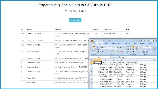 How To Export Mysql Table Data To Excel File Using Python Script Printable Forms Free Online
