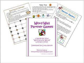 Classroom Freebies Too: Partner Games for Vocabulary and Word Wall Practice