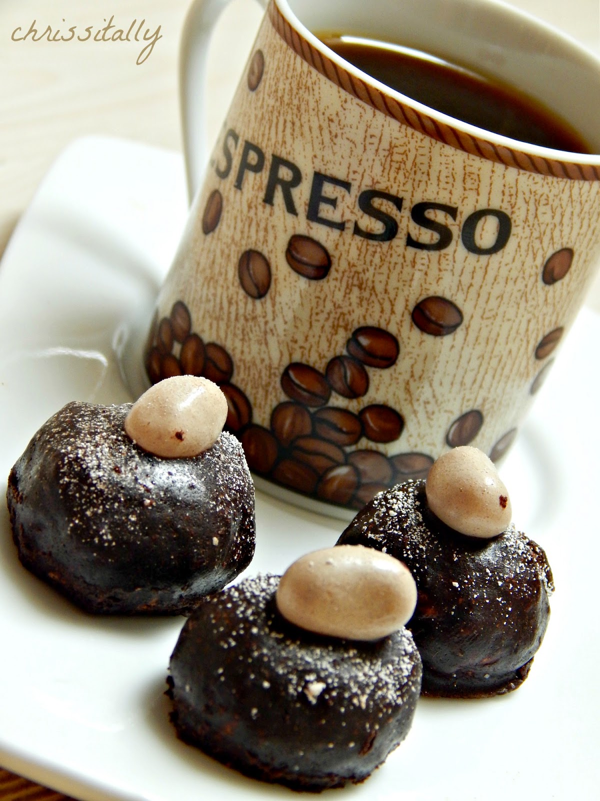 Chrissitally´s Cupcakefactory: Cookie-Coffee Truffles / Kaffee-Keks ...
