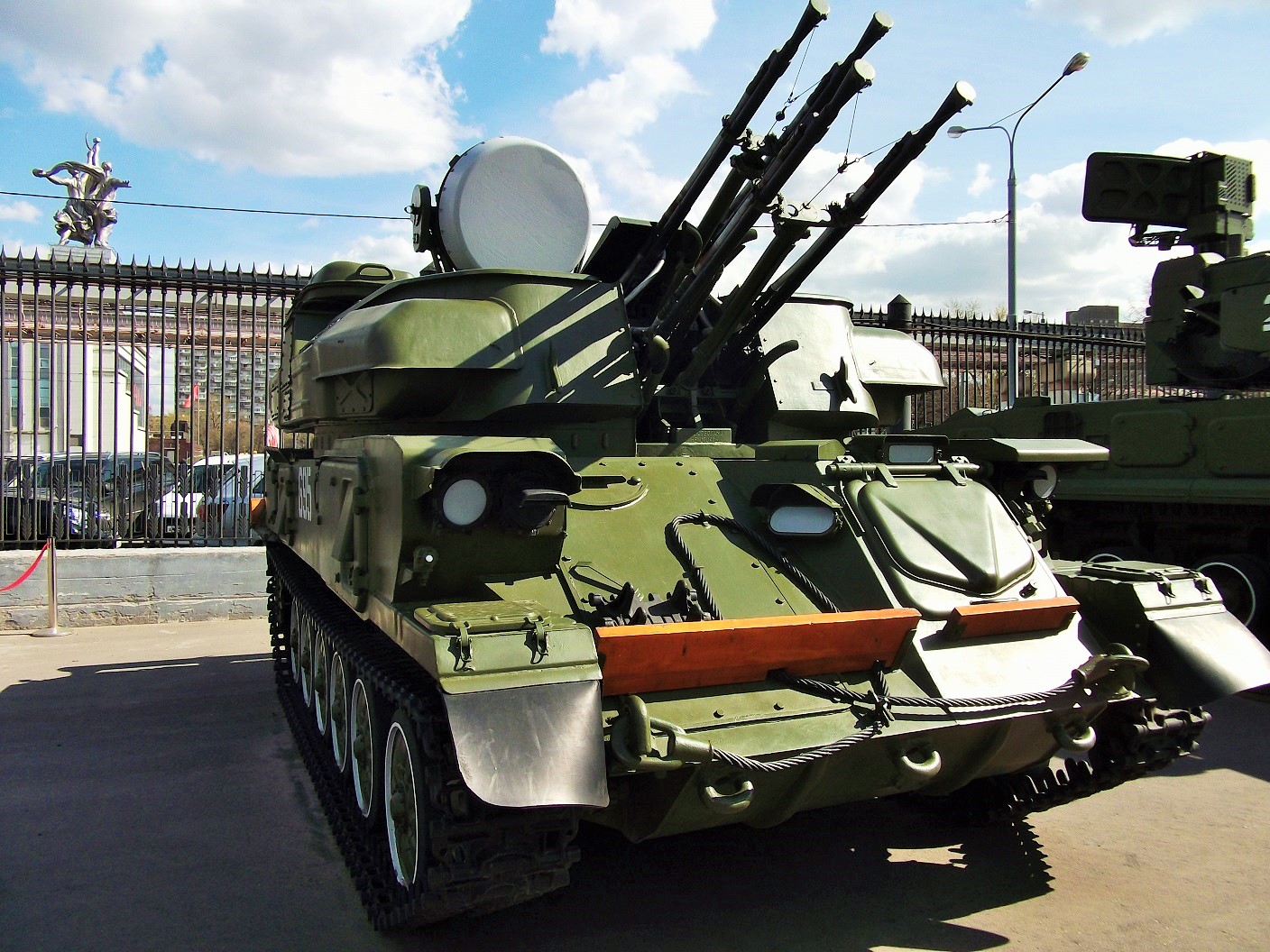 Spotted...cars in Moscow: Shilka on Display