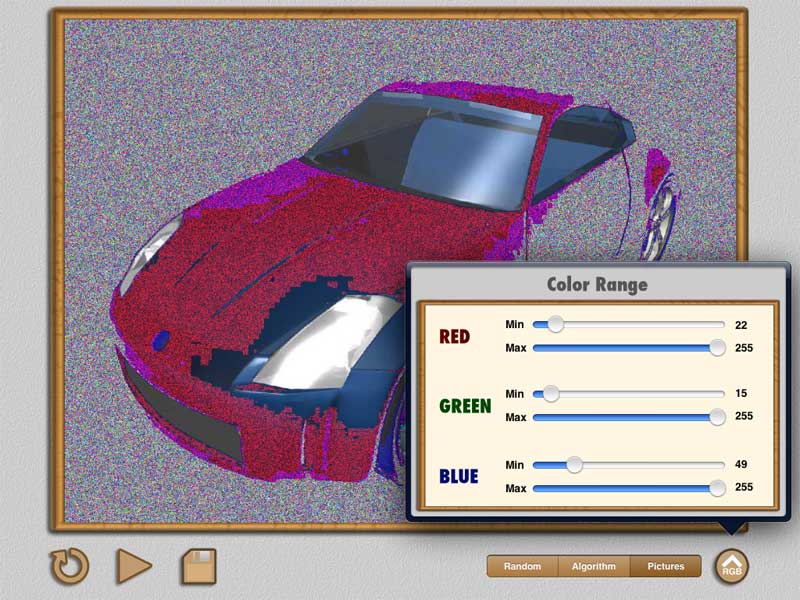 Comicorp Worlds: Random Pixel Generator