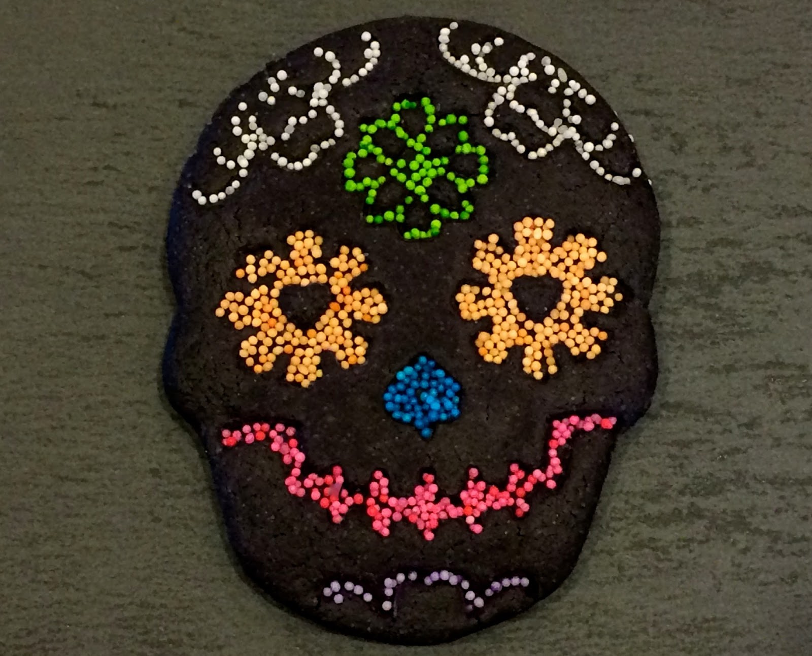 Once Upon A Pedestal: Day of the Dead Cookies