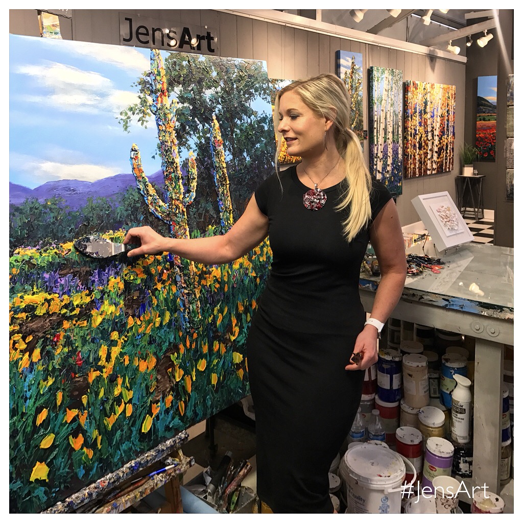 Aspen Paintings by Contemporary Aspen Artist Jennifer Vranes, Birch ...