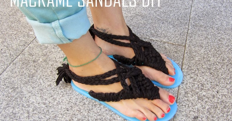 MACRAME SANDALS DIY | MY WHITE IDEA DIY