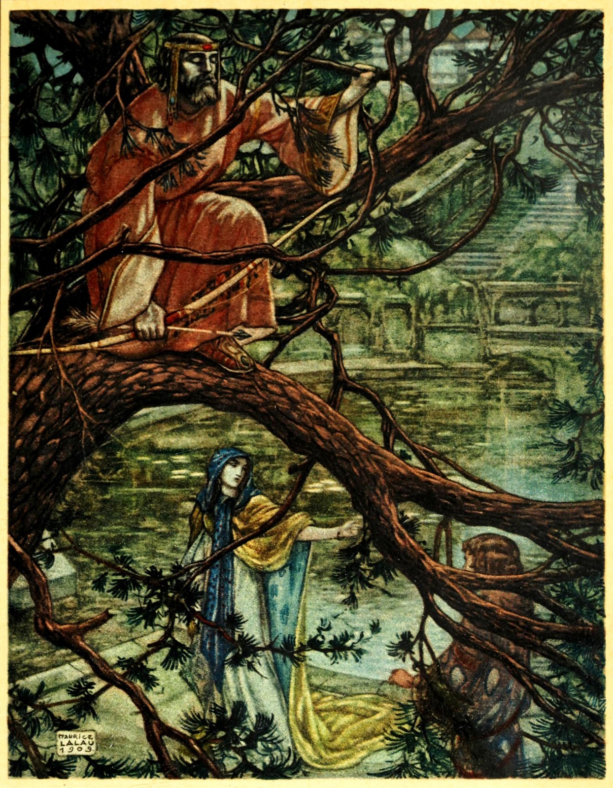 Art of Narrative: Maurice Lalau ~ The Romance of Tristram and Iseult