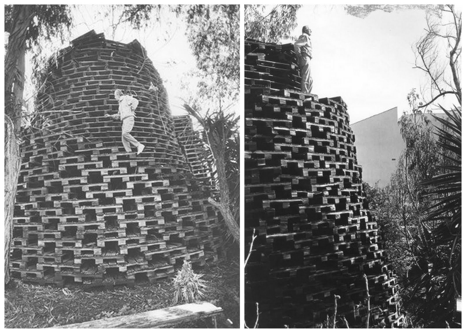 BTTF# 9: Tower of Wooden Pallets, 15357 Magnolia Blvd. Sherman Oaks ...