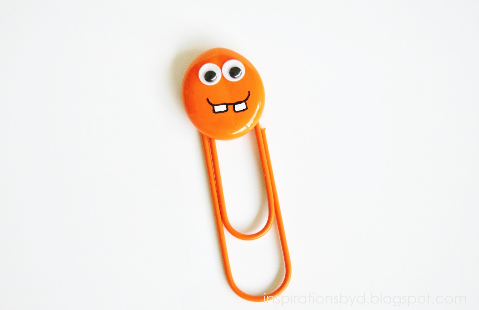 Inspirations by D: DIY: Rock Monster Paper Clips