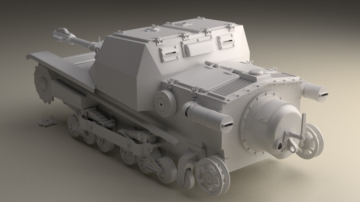 Blender360: Cycles: Veloce CV 33 / L3-33 (Tren motriz parte IV ...