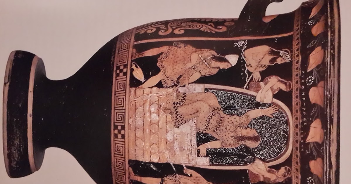 SABIDURÍAS DE LAS CULTURAS ANTIGUAS: Crátera de campana de Paestum: Alcmena