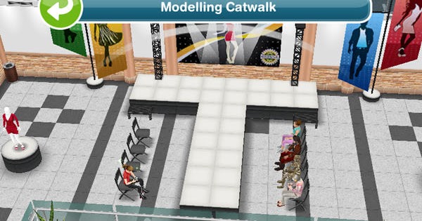 Catwalk Model Hobby The Sims Freeplay - INSIMS