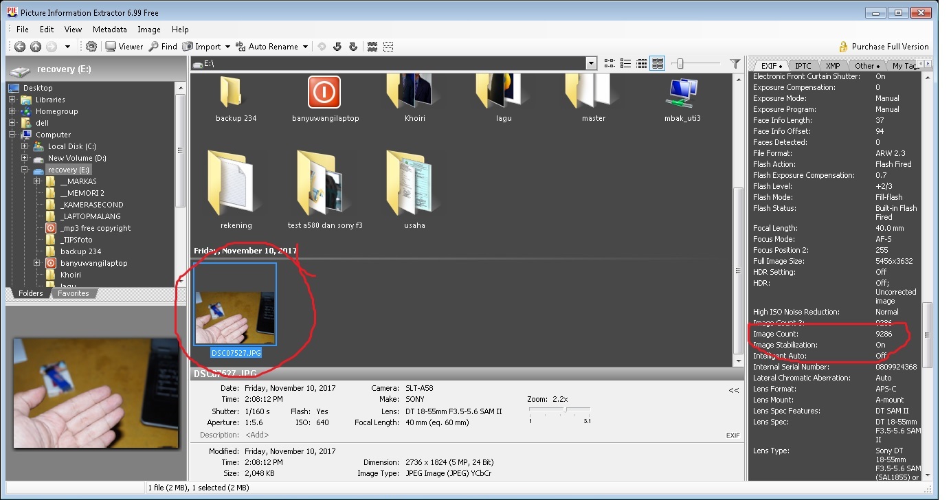 How to Check Sony Camera Shutter Count (SC) online and offline | Camera ...