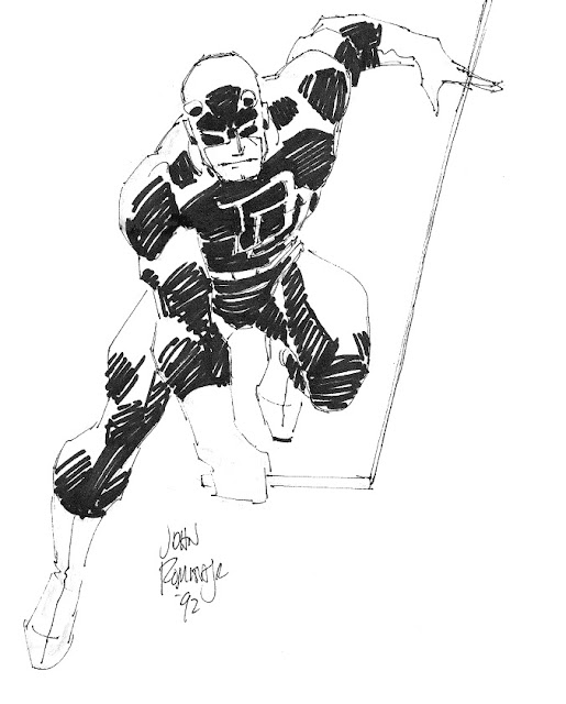 Marvel Comics of the 1980s: 1992 - Daredevil by John Romita Jr