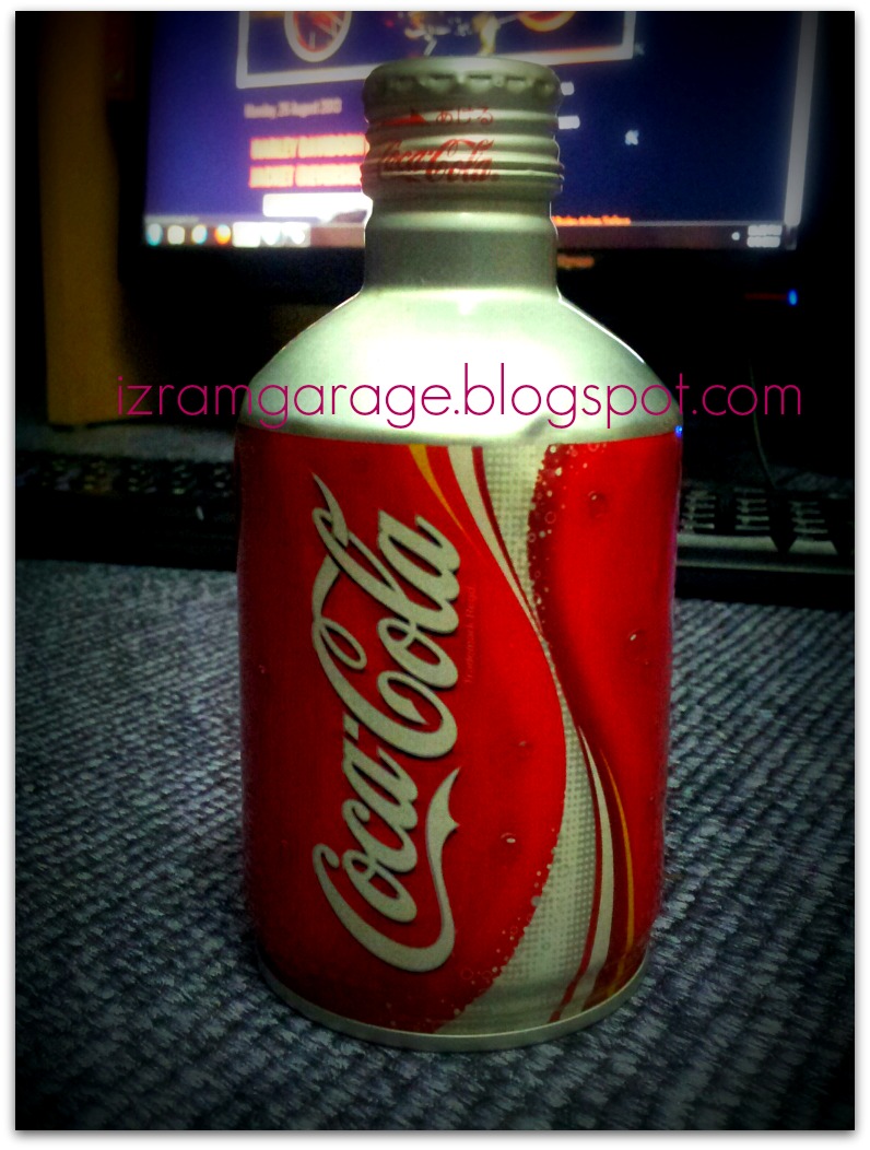 Izram Garage: Coca Cola Japan Aluminium Mini Bottle