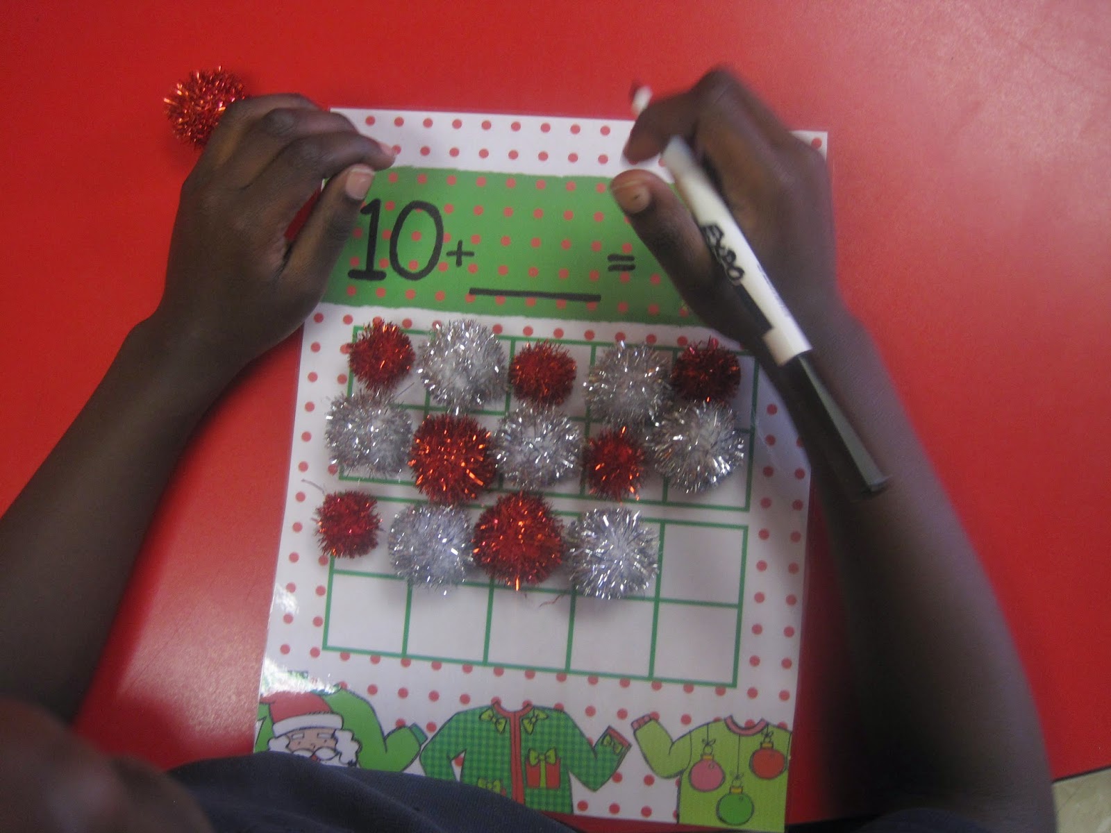 A Neighborhood Kindergarten : Christmas Math Centers - Ho Ho Ho ...