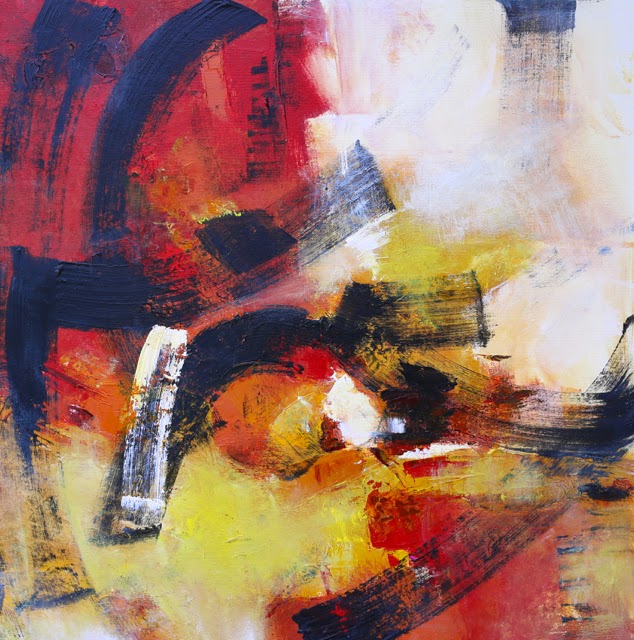 Elizabeth Chapman Art: Expressionistic Abstract Painting "Stimuli" by ...