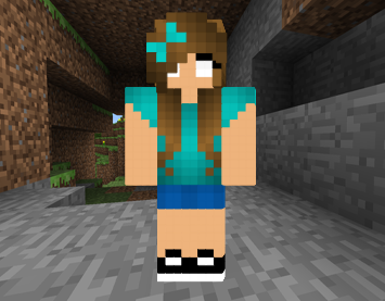 Plug Craft BR: Herobrine Girl skin