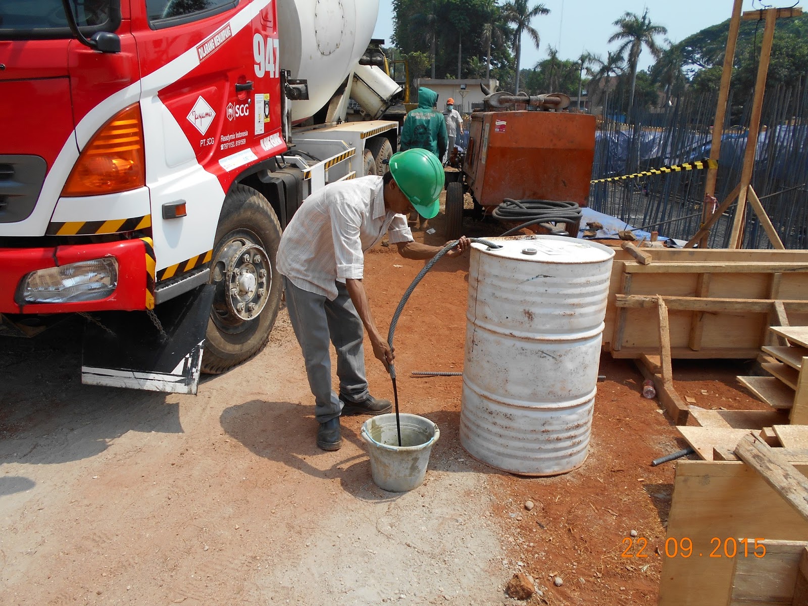 Pesona: Pekerjaan Pile cap