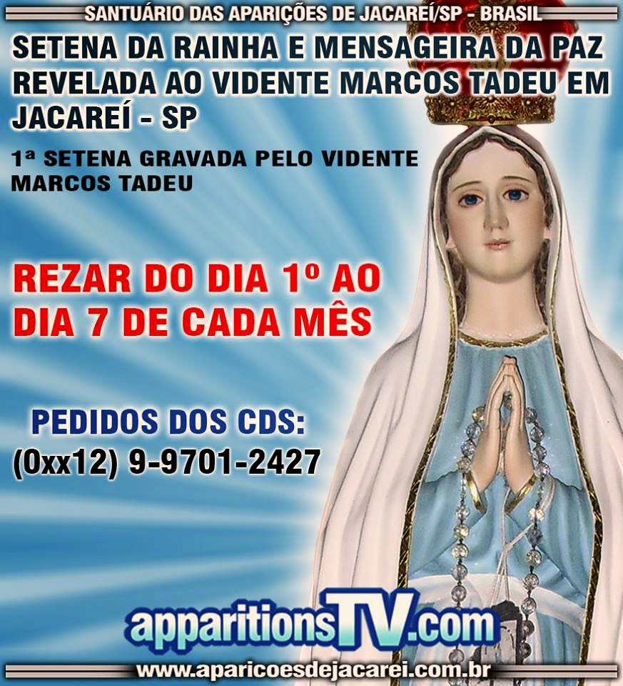 Amor em Mensagens: 1º Setena de Nossa Senhora Rainha e Mensageira da ...