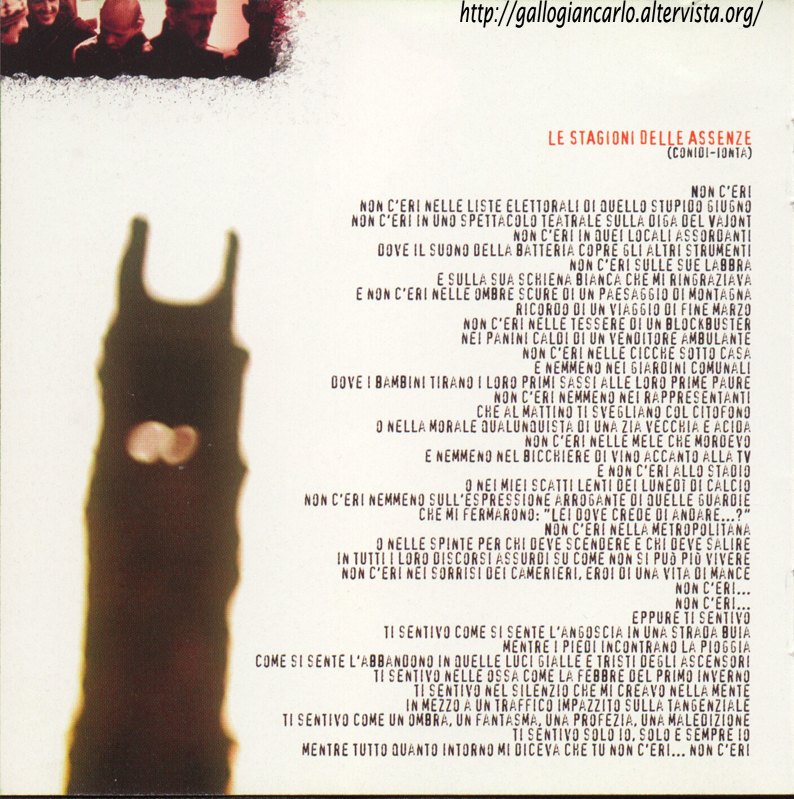 Marco Conidi – "Nuvole e regole" CD EAN 8027851118021 – – Fotografie ed ...