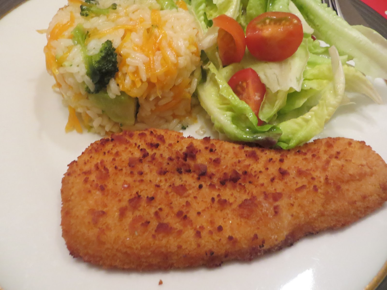 Su Delícia: Panado de pescada com limão com arroz de brocolos e cenoura ...