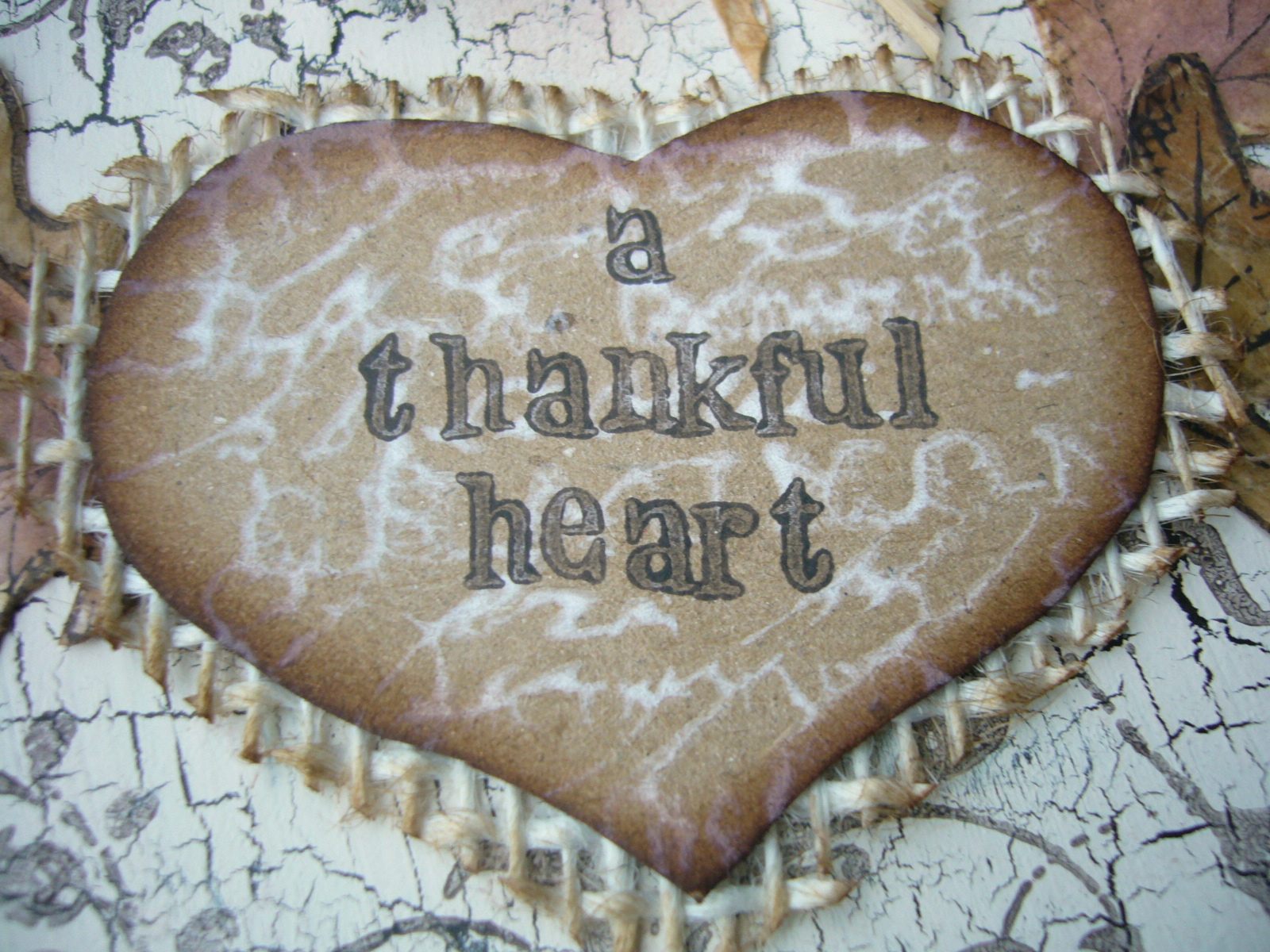 Words and Pictures: A thankful heart