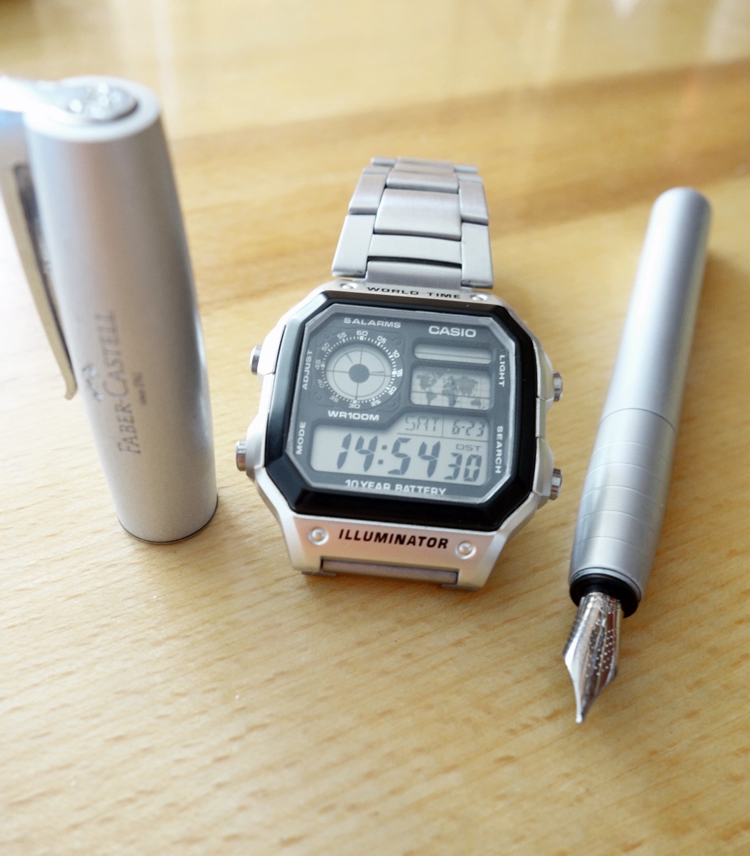 My watch - fountain pen combo | Paper and Digital