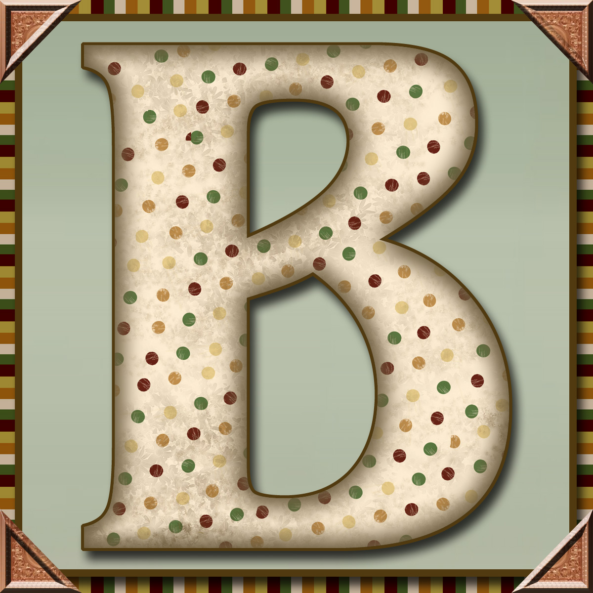 GRANNY ENCHANTED'S BLOG: Free Aged Tan Dots Digi Scrapbook Alphabet