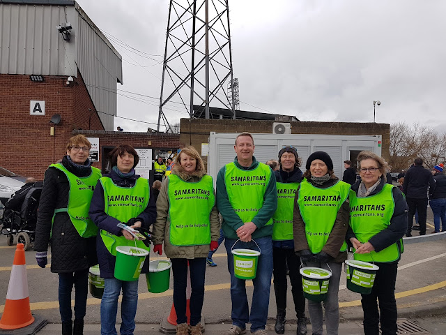 Bulls News: £457 Raised For Samaritans At Edgar Street