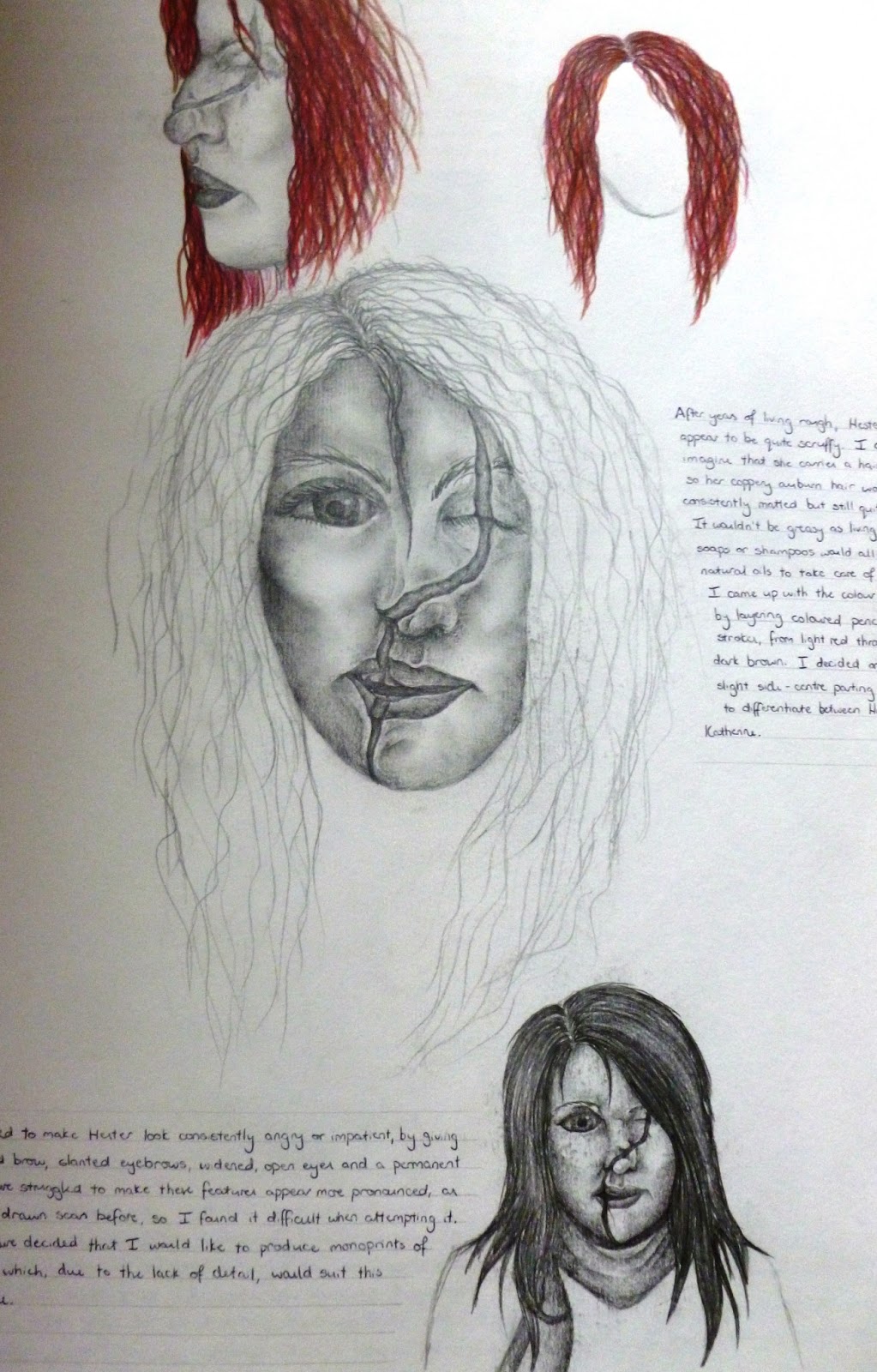 Carrie Jones Illustration: Hester Shaw - Mortal Engines