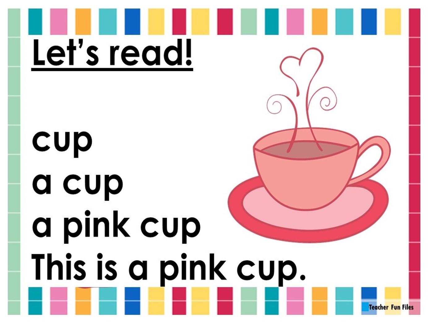 Teacher Fun Files: English Reading Passages about Colors